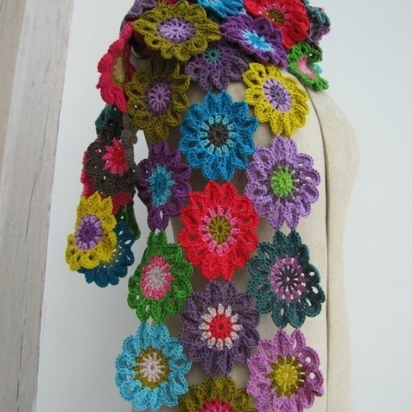 crochet | Accents | 2 Floral Arm Cover 3517 | Poshmark